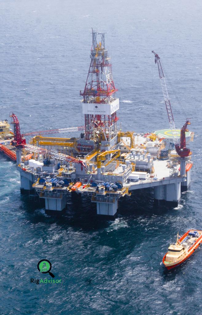 Ocean Endeavor - North Sea Semi - Location - Rig Advisor UK , Real Rig ...