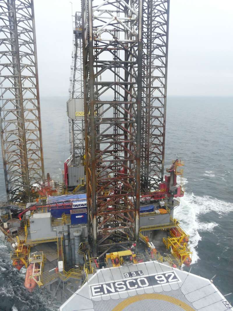 Ensco 92 - North Sea Semi - Location - Rig Advisor UK , Real Rig Reviews